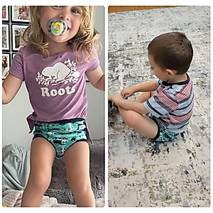 MooMoo Baby 6 Packs Potty Training Underwear Absorbent Vehicle Training Pants for Toddler Boys Pee Pants 2T-7T