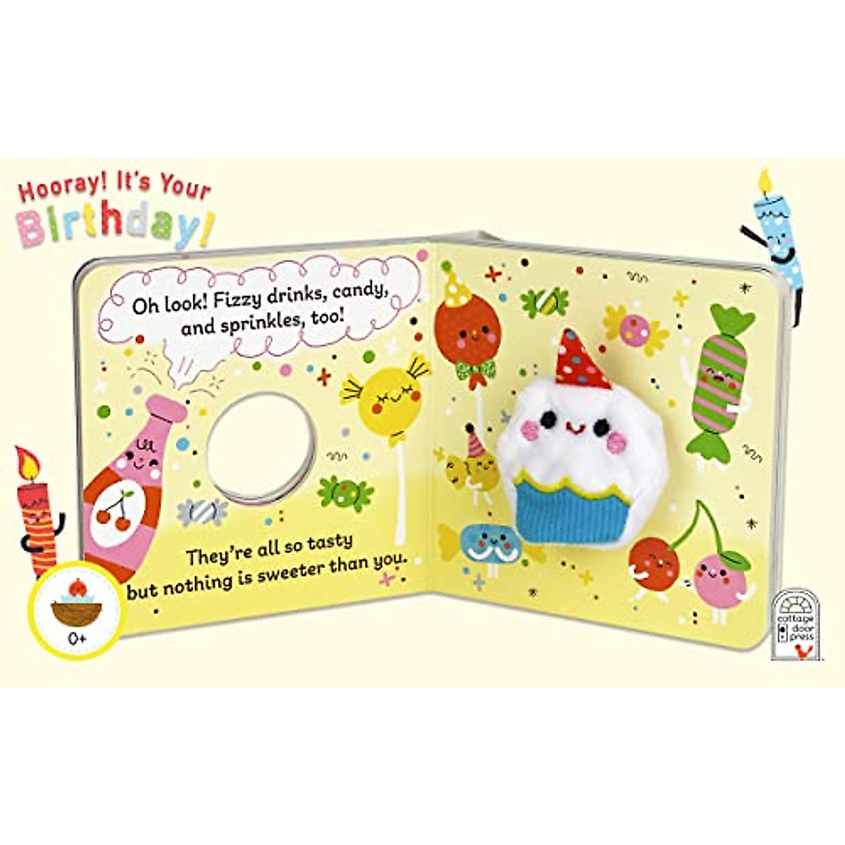 Hooray It's Your Birthday! Finger Puppet Board Book for Celebrations & Parties Ages 1-4 (Finger Puppet Board Books)
