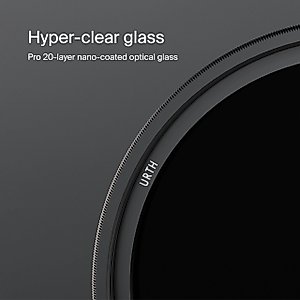 Urth 82mm ND2-400 Variable ND Lens Filter - 1-8.6 Stop Range, Ultra-Slim 20-Layer Nano-Coated Neutral Density Filter for Cameras