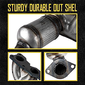 Prolenz Catalytic Converter Replacement for 2009-2015 K-I-A OPTIMA 2.4L Replace 17454 Stainless Steeland Ceramic Material Catalytic Converter