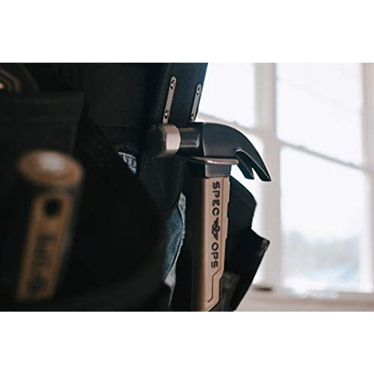 Spec Ops Tools Fiberglass Hammer, 20 oz, Curved Claw, Shock-Absorbing Grip, 3% Donated to Veterans