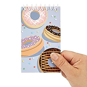BLUE PANDA 24 Pack Spiral Notepads with Dessert Designs, 3 x 5 In Mini Notebooks for Kids Party Favors, School