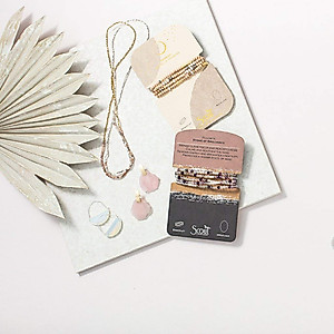 Scout Curated Wears - Women's Stone Wrap Bracelet & Necklace - Fluorite - Stone of Brilliance