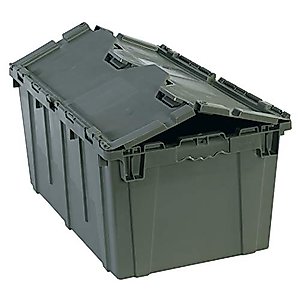 25 3/4 x 16 x 12 1/2" Gray Round Trip Tote