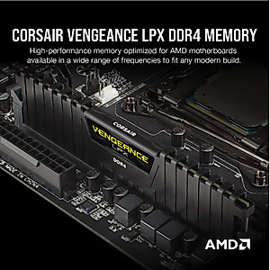 Corsair Vengeance LPX 64GB (2x32GB) DDR4 3600(PC4-28800) C181.35V Desktop Memory - Black