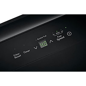 Frigidaire FFAD2233W1 Dehumidifier, Low Humidity 22 Pint Capacity with a Easy-to-Clean Washable Filter and Custom Humidity Control for maximized comfort, in White