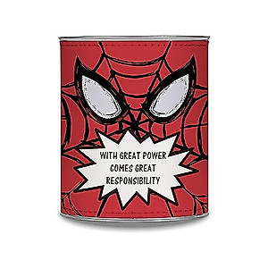 JOHSBYD Super Spiderman Gifts Leather Pencil Pen Holder Super Spiderman Fans Gifts Cosplay Movie Lover Gifts Birthday Graduation Gifts for Son Daughter (spiderman)