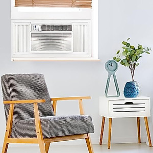 Keystone 18,000 230V Window Air Conditioner, 16,000 BTU Supplemental Heating, Sleep Mode, Remote Control, 24H Timer, AC for Rooms up to 1000 Sq. Ft., KSTHW18A, 18000, White