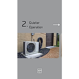 Premium Levella Mini Split Air Conditioner Heat Pump, 9000 BTU up to 36000 BTU 110V or 220V Compatible with Alexa, White (9000 BTU 110V/120V)