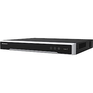 HIKVISI0N DS-7632NI-K2/16P 32 Channel with 2 Hard Drive Spaces,16 POE Ports 4K 8MP IP Network Video Recorder NVR, Compatible with Hikvision Hik-Connect, Hard Drive Not Included