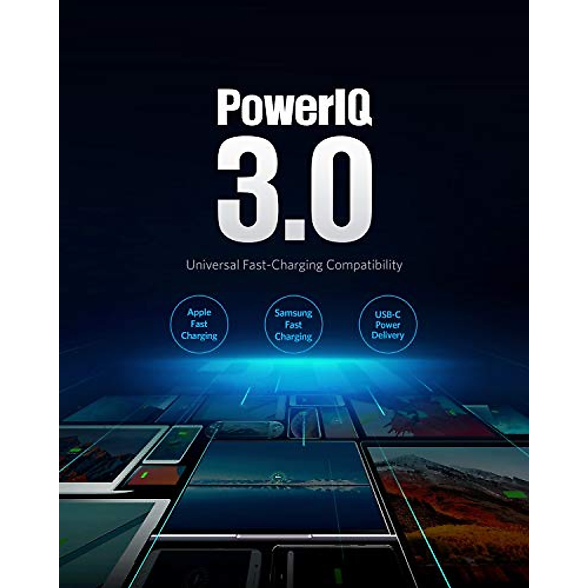 Anker 60W PIQ 3.0 & GaN Tech Dual Port Charger, PowerPort Atom III (2 Ports) Travel Charger with a 45W USB C Port, for USB-C Laptops, MacBook, iPad Pro, iPhone, Galaxy, Pixel and More