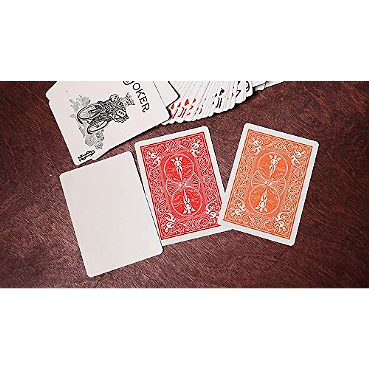 Bicycle Orange Rider Back Playing Cards Poker Size Deck USPCC