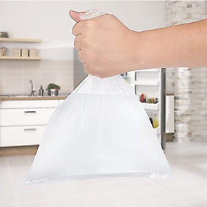 InPoetry 14" x 20" Plastic Produce Bag on a Roll, Food Storage Bag and Grocery Clear Bag, 350 Bag(1 Roll)