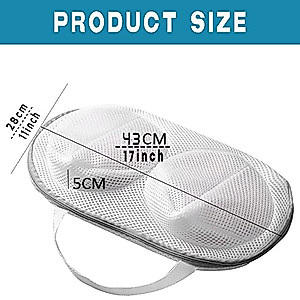 Large Bra Mesh Bags for Laundry, Lingerie Bra Bags for Washing Machine, Fits All Cups Anti Deformation Bra Washing Bag, Lingerie Bags for Washing Delicates (XXL-Large Pink - 6 Pack)