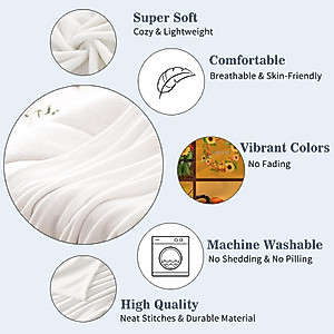 Neatee Living Fall Decorative Throw Blanket Kids Child Blanket Plaid Thanksgiving Autumn Pumpkin Leaf Blanket for Girl Boy Baby Lightweight Fuzzy Soft Cozy Fleece Blankets and Throws 40x50