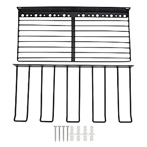 Power Tool Organizer, Power Tool Organizer Wall Mount, 2 Tiers Storage Rack, Large Heavy Duty Drill Holder, Wall Mounted Power Tool Holder for Garage, Warehouse, Workshop