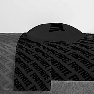 Jay Franco Fortnite Neon Warhol 4 Piece Twin Bed Set - Includes Comforter & Sheet Set - Bedding Features Llama, Peely, & Vertex - Super Soft Fade Resistant Microfiber (Official Fortnite Product)