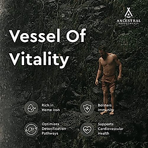Ancestral Supplements Blood Vitality (w/Blood, Liver, Spleen) — Supports Life Blood, Bioavailable Heme Iron, Energy and Exercise Performance