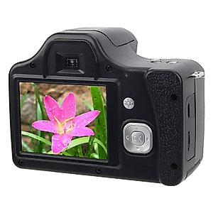 ANGGREK Photography Camera Camara,3.0 in LCD Screen 18X Zoom Hd SLR Camera Long Focal Length Portable Digital Camera (Standard Edition + Wide Angle Lens), (ANGGREKogidt2shf7-12)