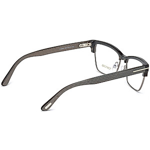 Tom Ford TF5364 Rectangular Eyeglasses FT5364 (020 Chalkstripe Gray/Palladium, 53)