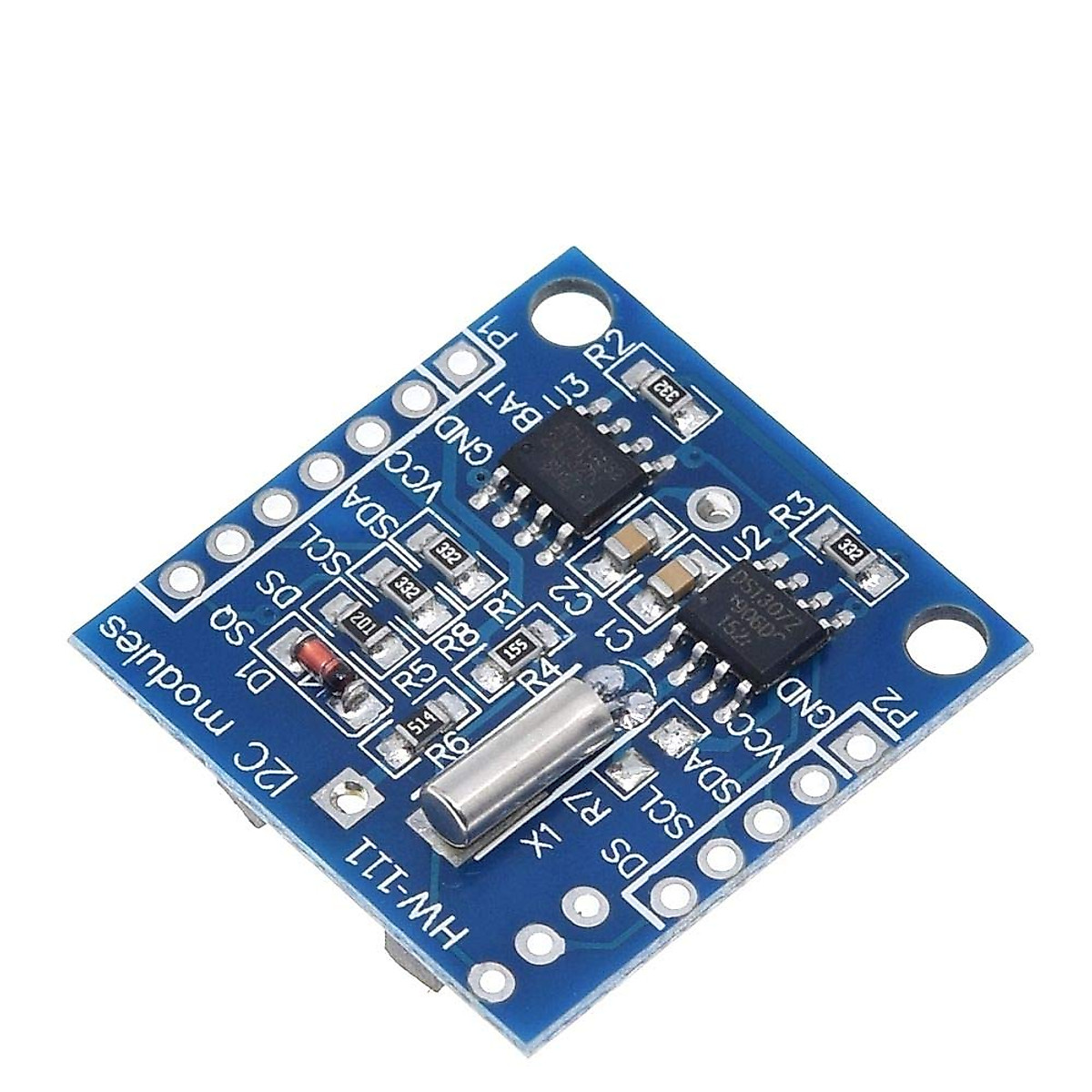 DAOKI 5Pcs RTC I2C Module Arduino I2C RTC DS1307 AT24C32 Real Time Clock Module 24C32 Memory High Precision for AVR ARM PIC SMD Compatible with Arduino with 60 Pin