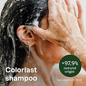 ATTITUDE Colorlast Hair Shampoo with Essential Oils, EWG Verified, Plant and Mineral-Based Ingredients, Vegan Beauty Products, Refillable Aluminum Bottle, Patchouli and Black Pepper, 16 Fl Oz