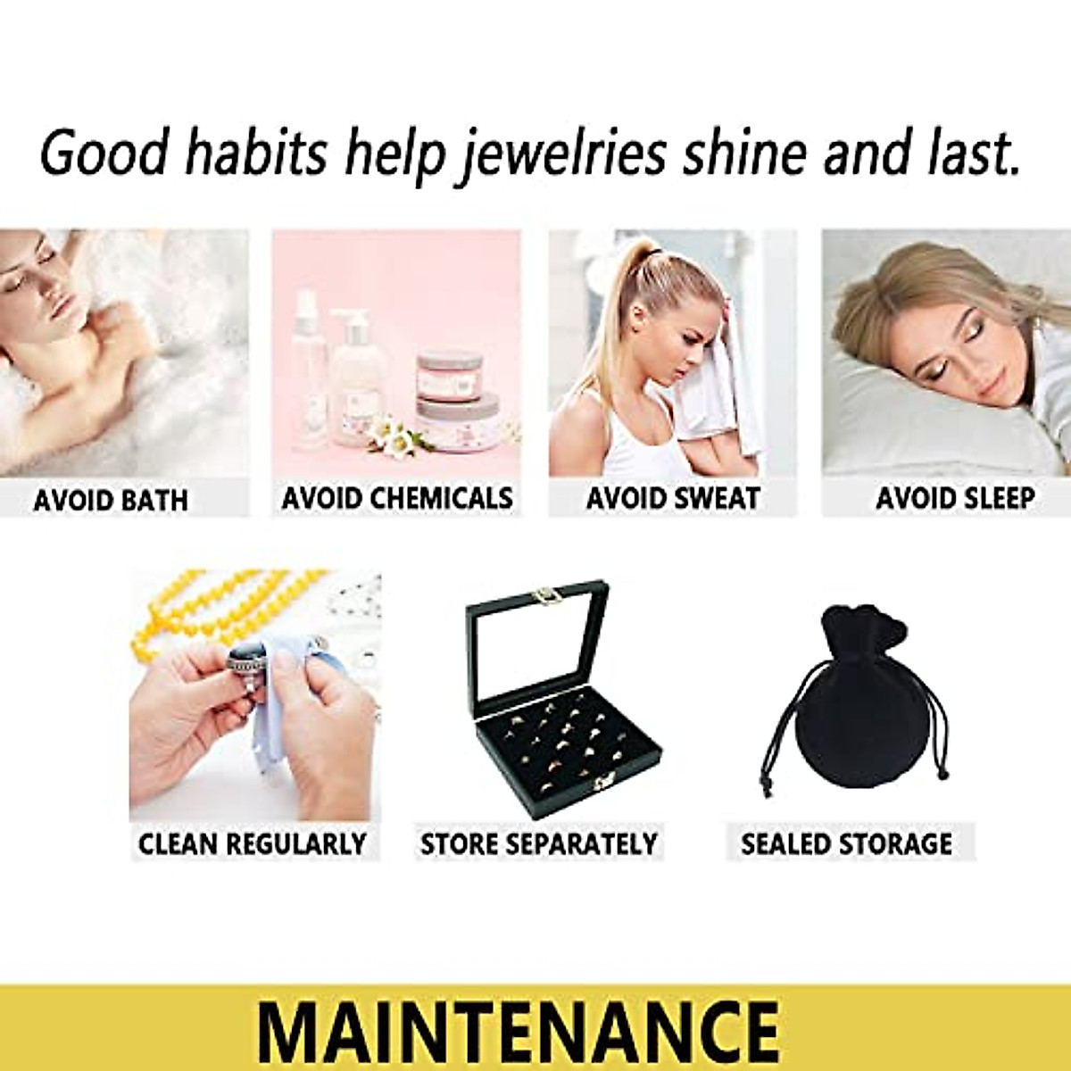 Jenelia Jewelers 2.60 CT Marquise Cut Solitaire Diamond Engagement Wedding Ring for Women Solid 925 Sterling Silver Cubic Zirconia Cz Jewelry (8)