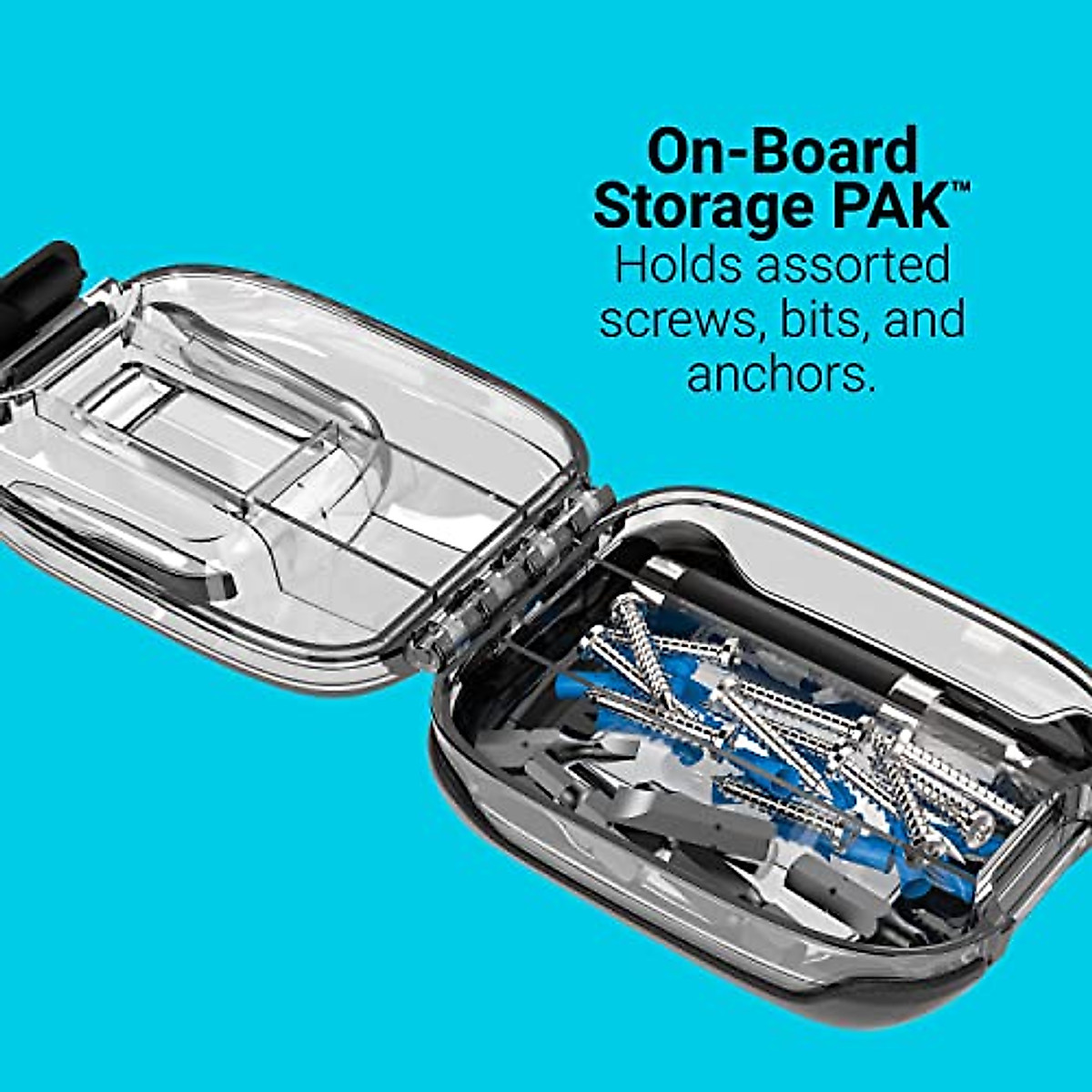 BLACK+DECKER LightDriver 4V MAX* Cordless Screwdriver with Storage PAK (BDCSFS30C)