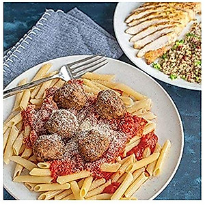 Nordic Ware Microwave Everyday Dinner Plates, Set of 4, white, 10 Inch