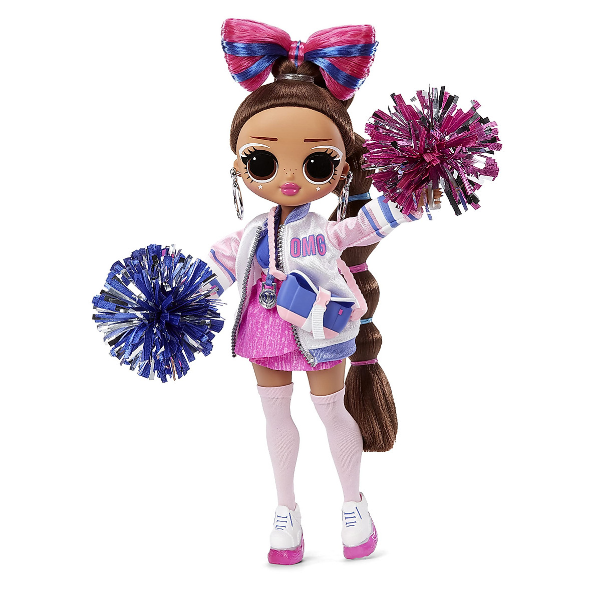 L.O.L. Surprise! OMG Sports Cheer Diva Competitive Cheerleading Fashion Doll with 20 Surprises Including Sparkly Accessories & Reusable Playset, Posable - Gift for Kids, Toys for Girls Boys Ages 4 5 6 7+