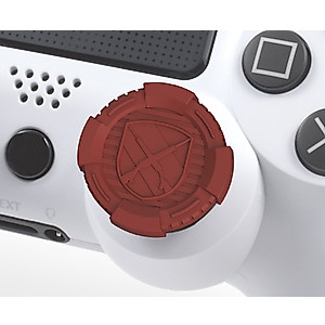 KontrolFreek FPS Freek Call of Duty: WWII for PlayStation 4 Controller (PS4) | Performance Thumbsticks | 2 High-Rise Concave | Red