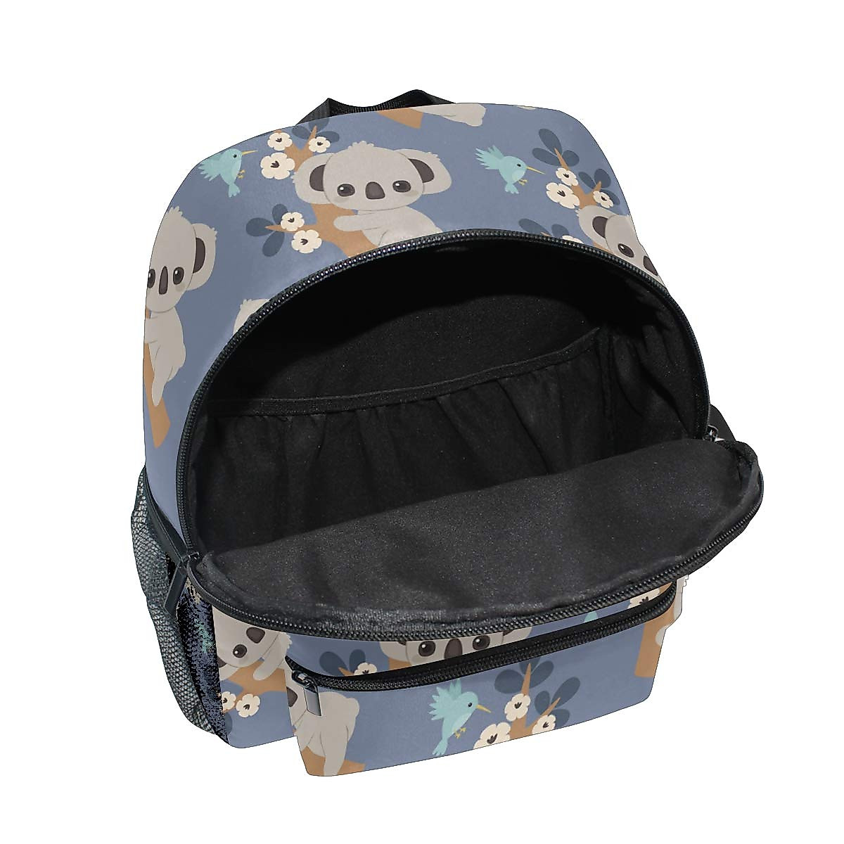 OREZI Cute Floral Koala With Flower Toddler Bag,Non-slip and Detachable Chest Strap Travel Bag Snack diapers Bag Preschool Backpack for Kids Little Boy Girls