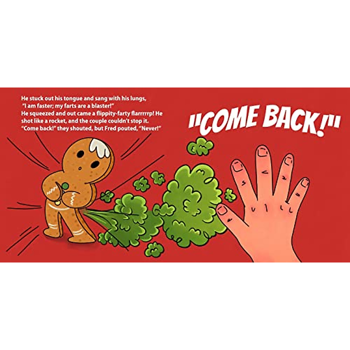 Fred the Farting Gingerbread Man: Stocking Stuffers: Christmas Books For Kids 3-5; 5-7 | A Classic Read Aloud Rhyming Christmas Story About Trust and Family Love, Great Winter Holiday Gifts for Kids