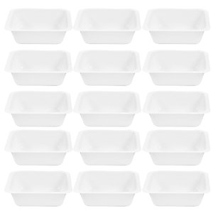 Baluue Weigh Boats - 20pcs Plastic Square Large Weigh Boats for Scale, Anti-Static Weighing Dishes for Powders Liquids, Lab Boat Dish Container Lab Mixing Pan for Measuring