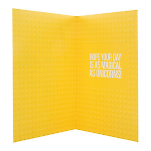 Hallmark Age 7 Birthday Card - Lego Mini Fig Design