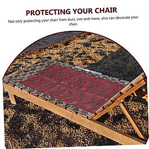 MERRYHAPY 1 Set Beach Chair Cloth Replacement Outdoor Lounge Chairs Gravity Chair Repair Fabric Folding Recliner Chair Outdoor Canvas Fabric Fold up Folding Chair The Fabric Luxury