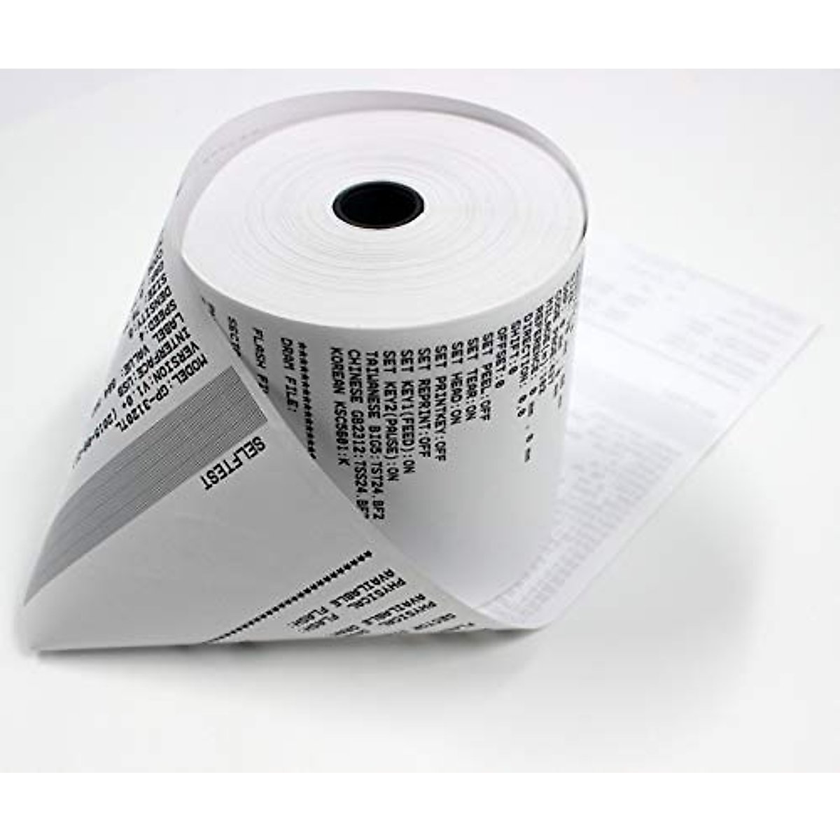 (2 Rolls) 2 1/4 x 150 ft, White, adding machine tape Paper Rolls, Premium One Ply Cash Register/Adding Machine/Calculator Roll Printing Calculator 10 key adding machine tape for El-1750 1801 P23