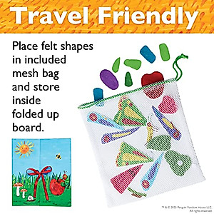 Creativity for Kids The Very Hungry Caterpillar Toy: Fun Felt Play - Busy Board for Toddlers from The World of Eric Carle Books, Preschool Arts and Crafts for for Kids Ages 3-5+