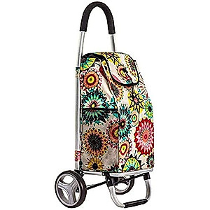 Shopping Trolley on Wheels Multi Function Shopping Cart Portable Hand Trolley Sack Truck Cart Folding Heavy Duty Luggage Aluminum Alloy Household Supermarket Cart Storage Hand Trucks,B ,Shopping Tr