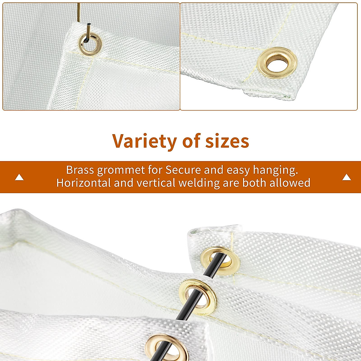 Welding Blanket 3X3FT, 1500GSM Heavy Duty Welding Blanket,Welding Blanket Fireproof,Thickness 1/3”(8mm),Thermal Resistant Insulation