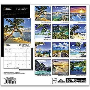 National Geographic Islands 2021 Wall Calendar