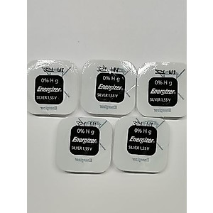 Energizer 321 Button Cell Silver Oxide SR616SW Watch Battery Pack of 5 Batteries