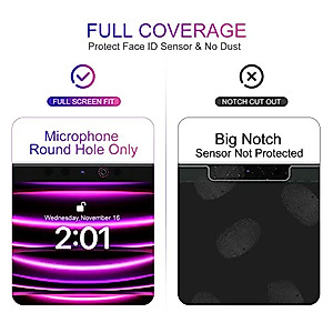 Darno 2-Pack No Notch Full Coverage Screen Protector For iPad Pro 12.9 inch 6th/5th/4th/3rd Generation, Microphone Hole Only, HD Tempered Glass With Alignment Frame(2022/2021/2020/2018)