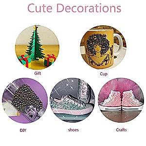 Niziky 700PCS Flat Back Half Round Pearls, 8mm White Half Round Flatback Pearls Gems Beads for Crafts, Flat Back Half Pearls for Craft Projects, Jewelry Making, Shoes, Cup, Nail Art Decoration