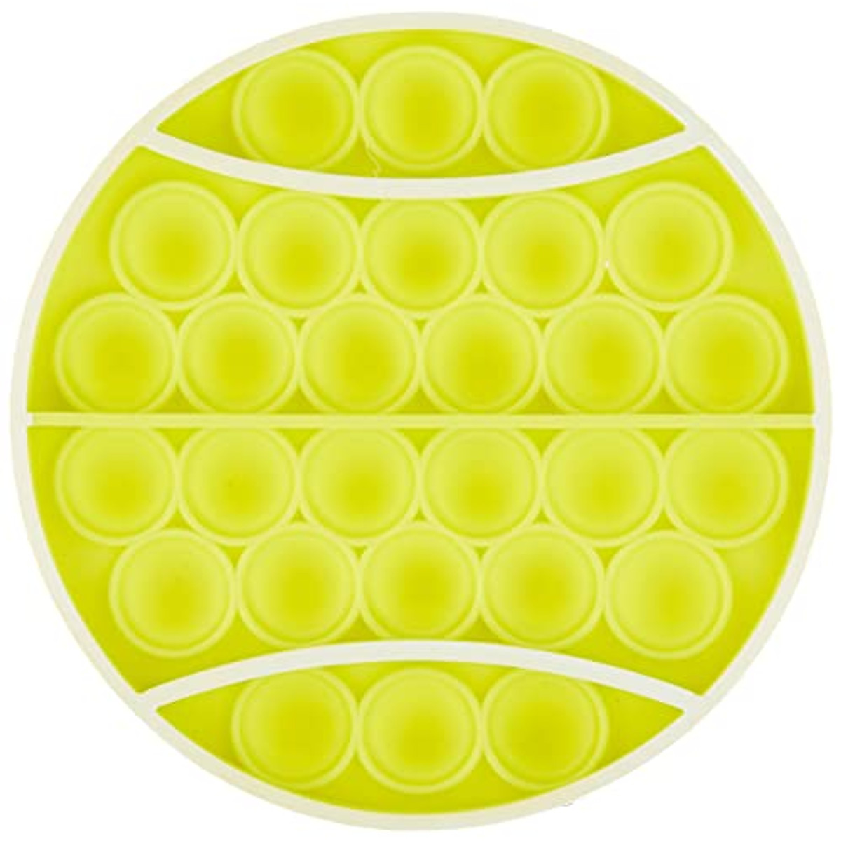 Tennis Push Pop - Fidget Toys - Party Favors - Novelty Toys & Amusements - Sensory Toys - Anxiety Relief - Stress Relief - Reduce Emotional or Energetic Overwhelm - Autism ADD ADHD