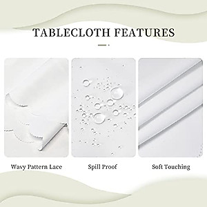 Lirduipu Butterfly Pattern Round Outdoor Tablecloth,Round Tablecloth with Umbrella Hole and Zipper for Patio Garden,Waterproof Spill-Proof,for Patio Table with Umbrella Hole(72" Round,Blue Orange)