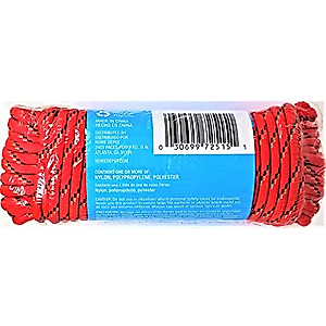 Everbilt 72515 Paracord in Red, 1/8" x 50'