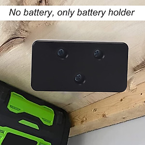 4 Pcs Battery Holders Compatible with EGO Cordless Power/Ego Power Plus Battery, are Suitable for Ego 54v Batteries Keeps You Batteries Secured for Storage - Includes mounting Hardware