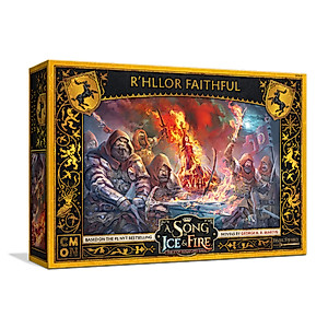 CMON A Song of Ice and Fire Tabletop Miniatures R'hllor Faithful Unit Box | Strategy Game for Teens and Adults | Ages 14+ | 2+ Players | Average Playtime 45-60 Minutes | Made