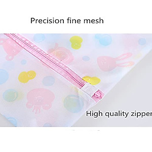 5PCS Laundry Mesh Bags Delicates Wash Bags for Washing Machine,Multi Size for Lingerie, Blouse, Pants, Bra, Underwear, Socks, Coat,Travel Laundry Bag